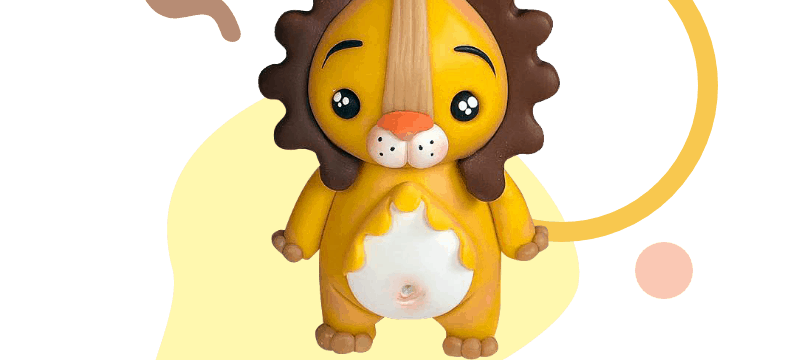 Baby Lion - Fondant Cake Topper Tutorial - Fondant Academy