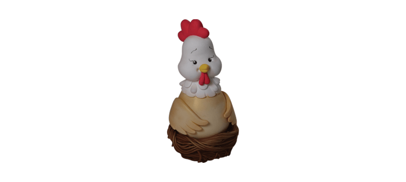 Chicken in a Nest - Fondant Cake Topper Tutorial - Fondant Academy